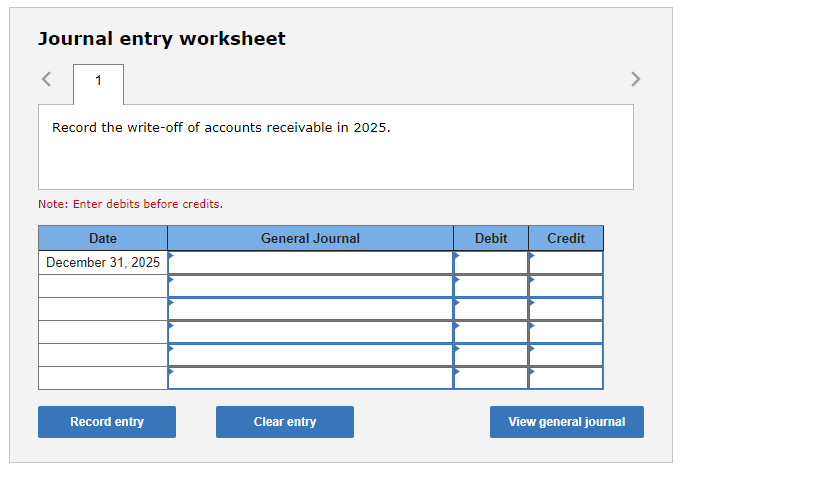 Solved Exercise 5-7 (Algo) Establish an allowance for | Chegg.com