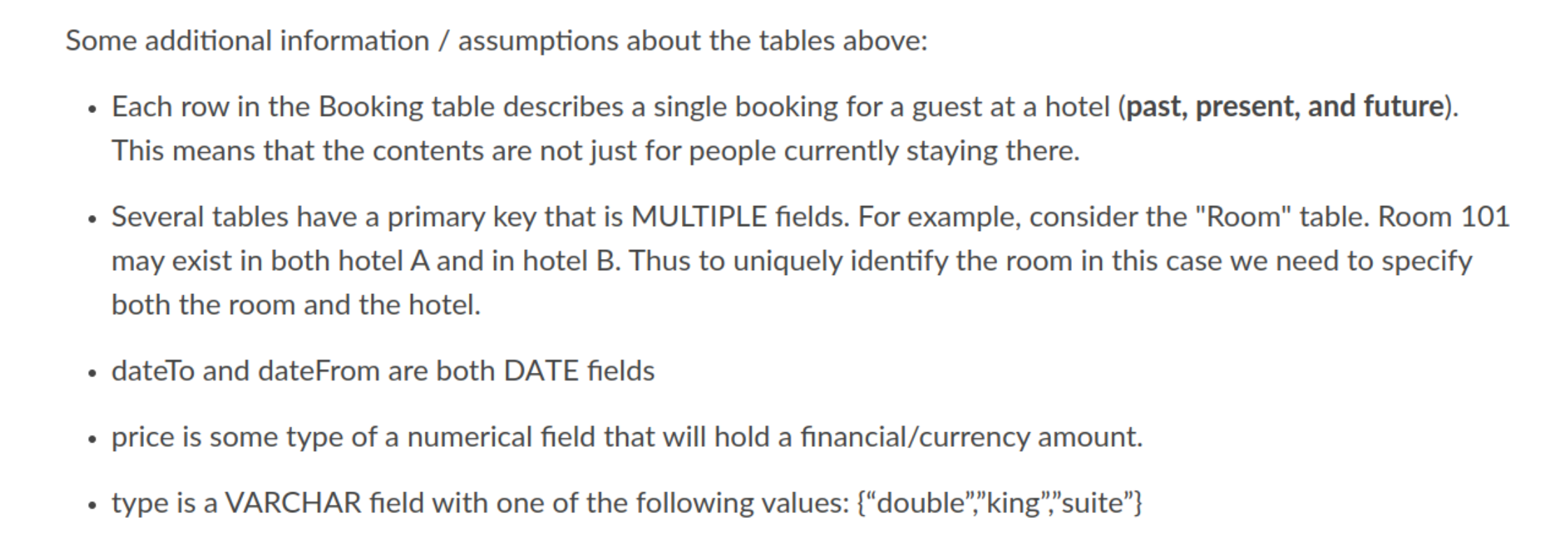 Solved The following tables form part of a database held in | Chegg.com