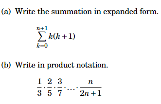Solved (a) Write the summation in expanded form. | Chegg.com