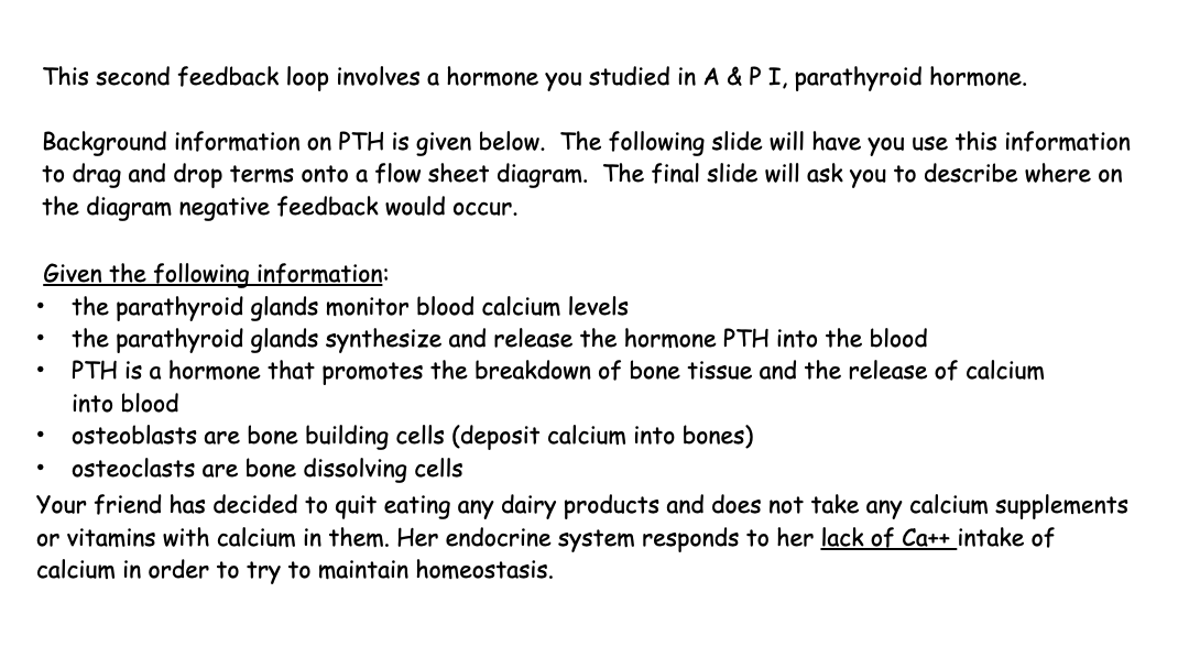 Solved This second feedback loop involves a hormone you | Chegg.com