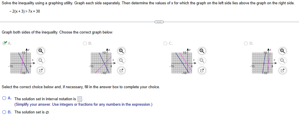 Solved Solve the inequality using a graphing utility. Graph | Chegg.com