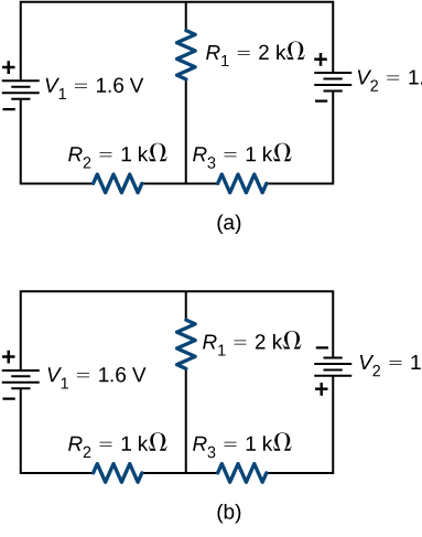 Solved Using kirchhoff laws analyze the circuits shown | Chegg.com