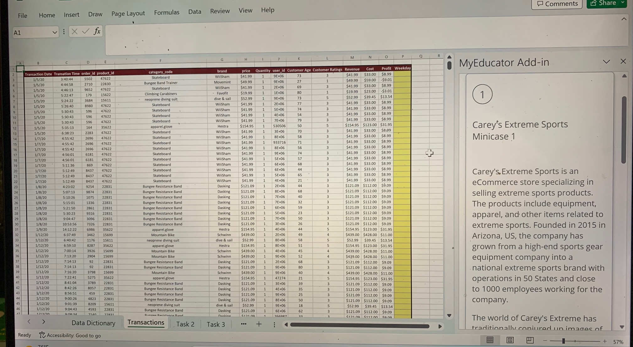 Solved File Home Insert Draw Page Layout Formulas Data | Chegg.com