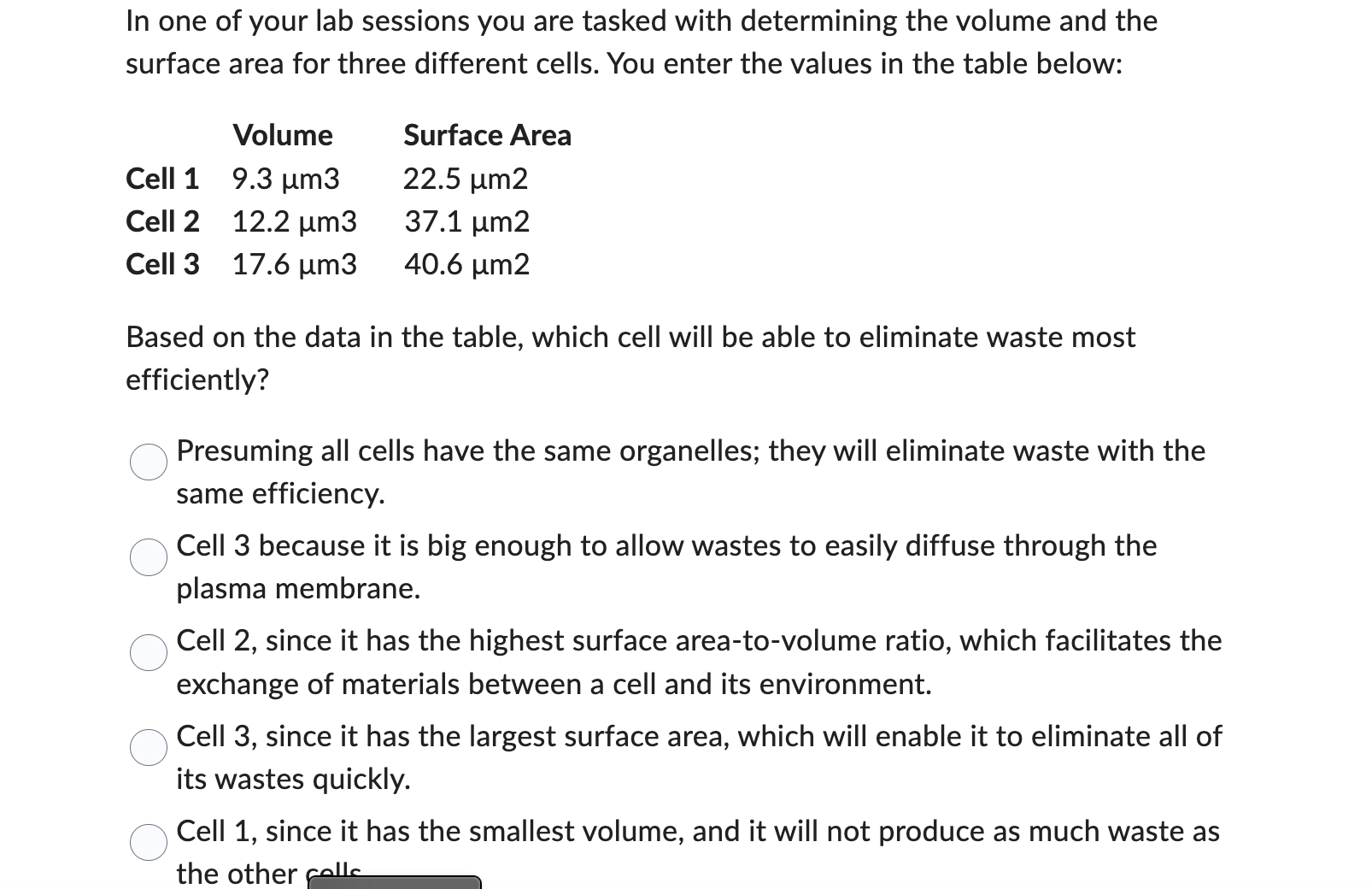 Solved In one of your lab sessions you are tasked with | Chegg.com