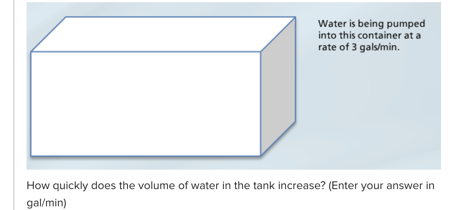 Solved Filling up a Large Container A large container is | Chegg.com