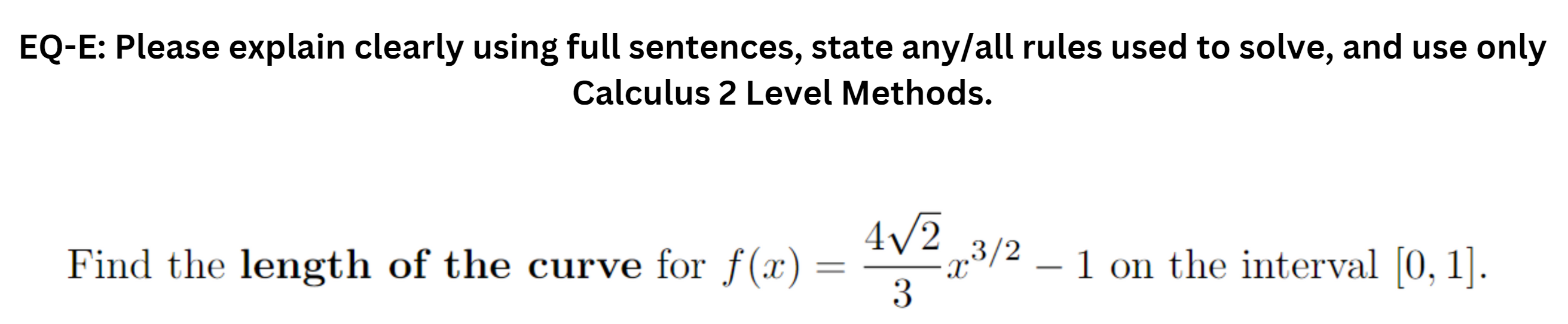 Solved EQ-E: Please explain clearly using full sentences, | Chegg.com