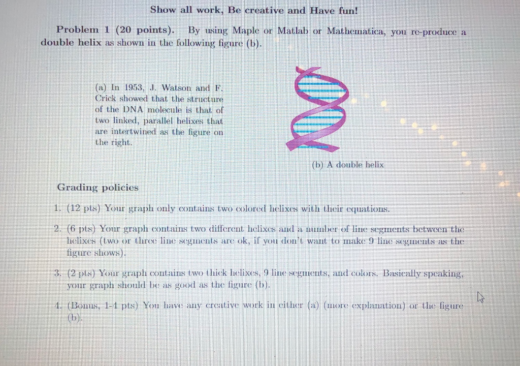 By using Maple or Matlab or Mathematica, you | Chegg.com
