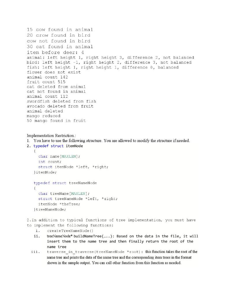 Solved Problem: Almost a Forest In this assignment you will | Chegg.com