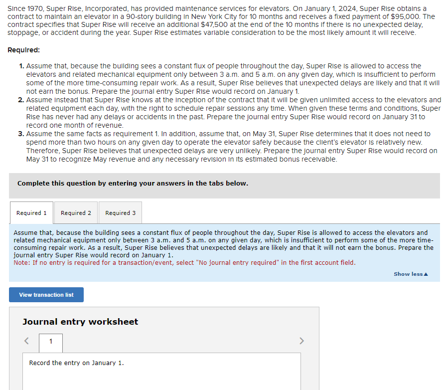 Solved Since 1970, Super RIse, Incorporated, has provided | Chegg.com