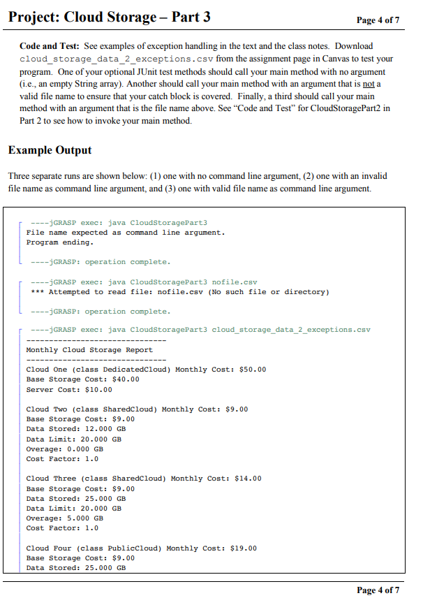 I have the original files for CloudStorage Part 1 & 2 | Chegg.com