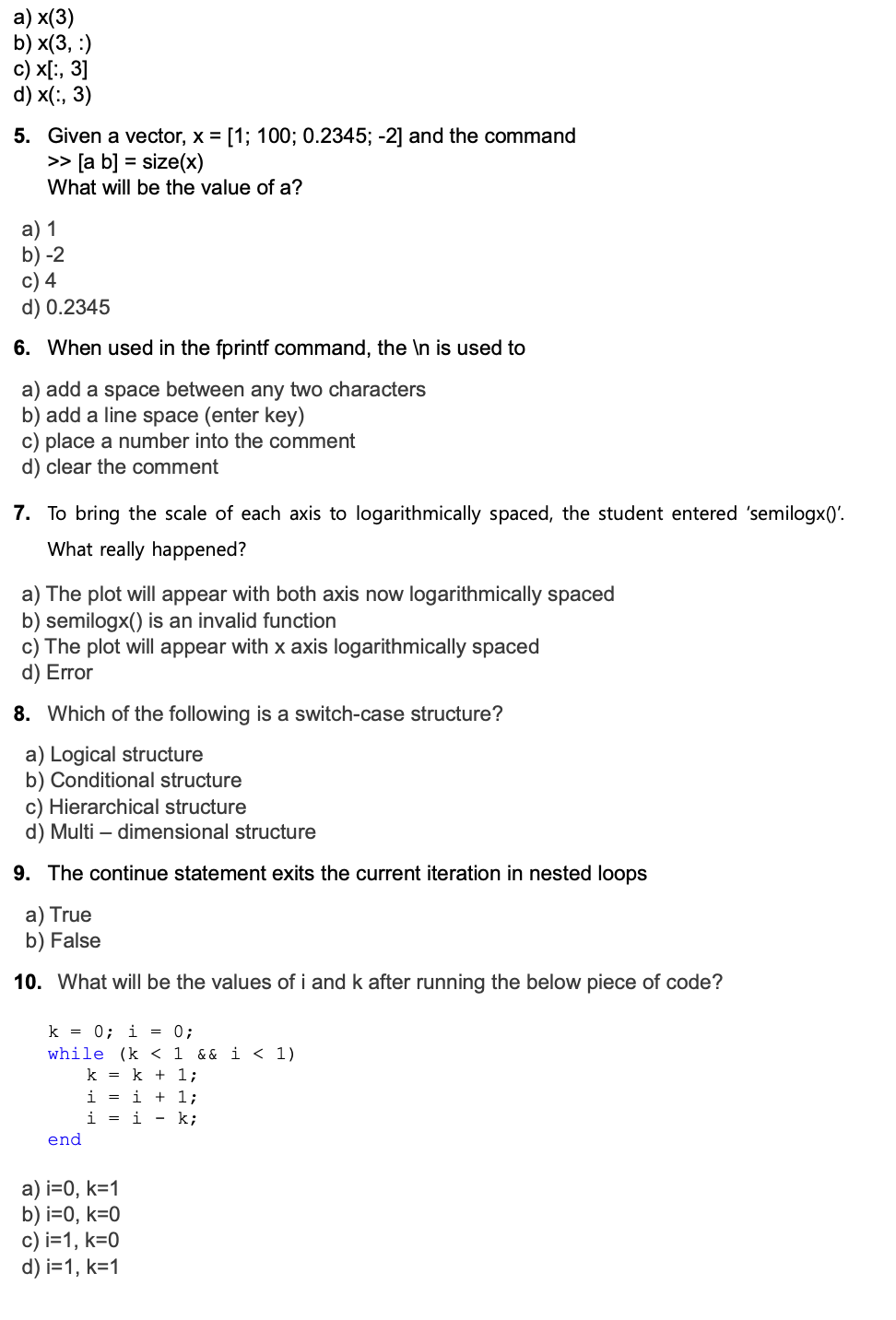 Solved 1. Choose the correct option as an inference from the | Chegg.com
