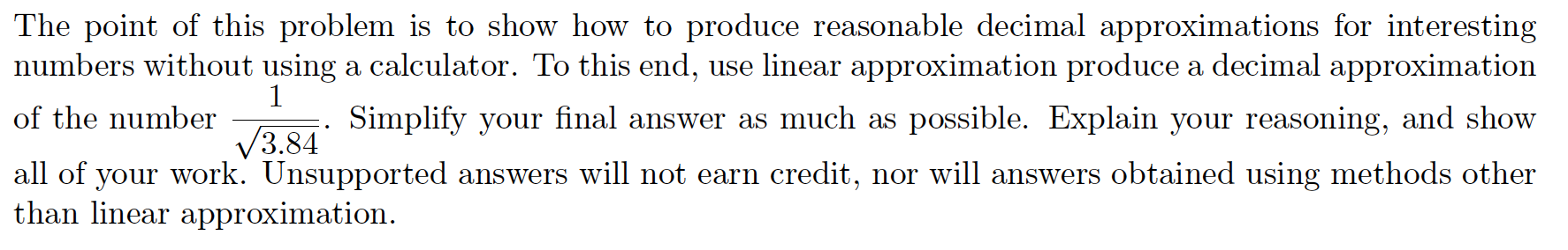 Solved The point of this problem is to show how to produce | Chegg.com