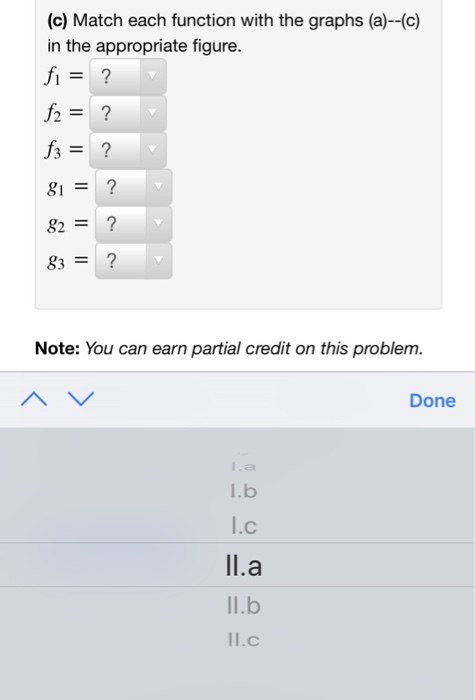 Solved (1 point) One of the two sets of functions, fi,f2 , | Chegg.com