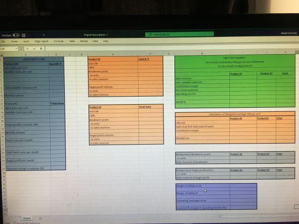 Solved CVP Modeling project The purpose of this project is | Chegg.com