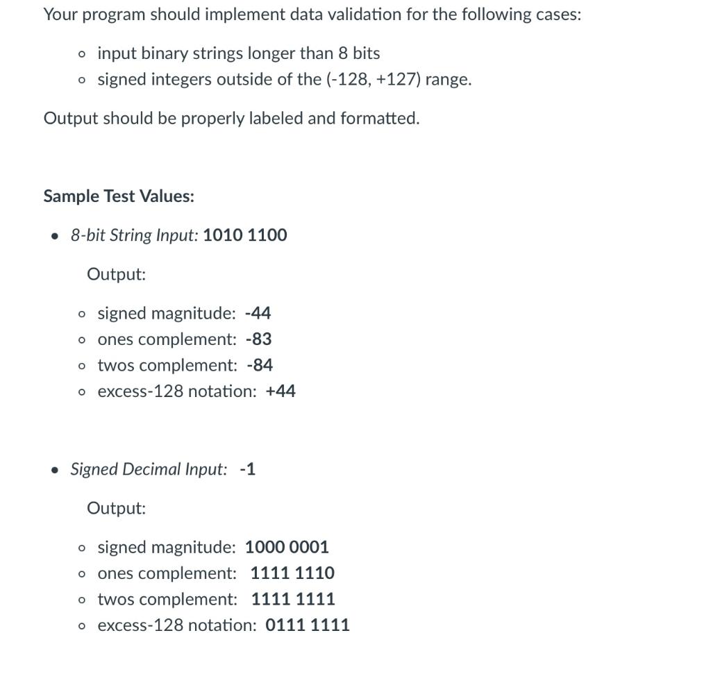 Solved Objective: The objective of this programming project | Chegg.com