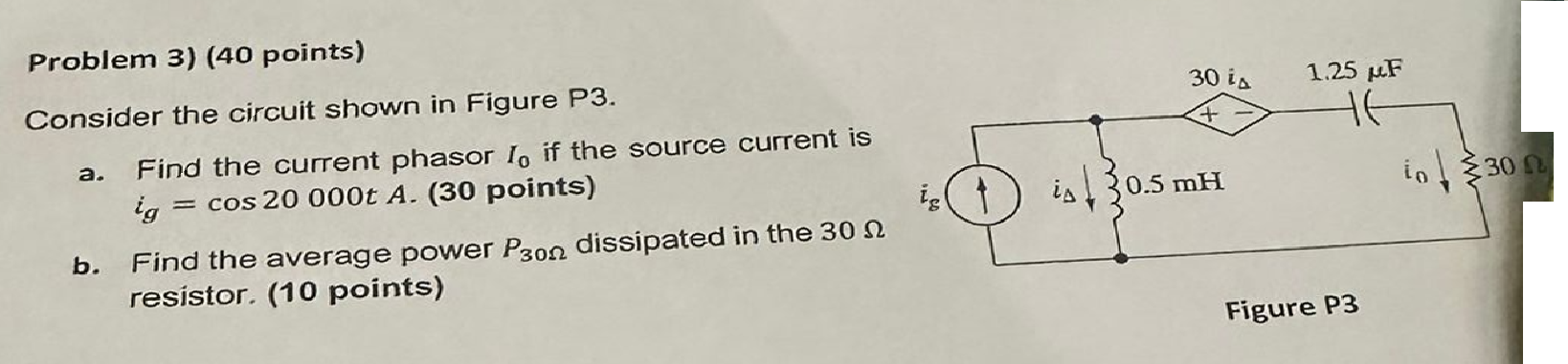 Problem 3I0 if ﻿the source current | Chegg.com