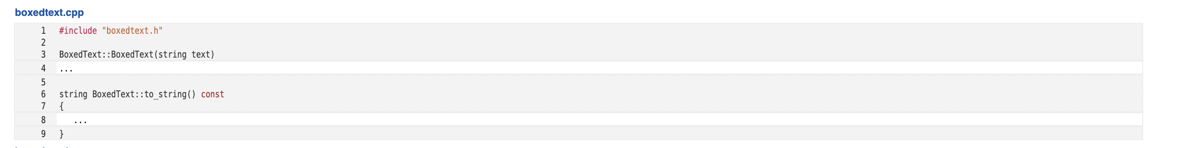Solved c++ You are given a Rectangle class that produces a | Chegg.com