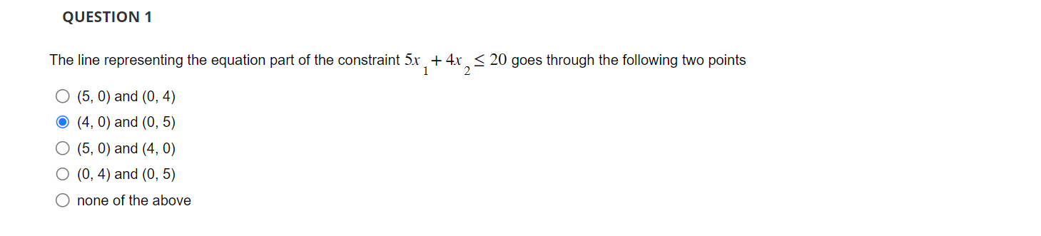 Solved Use the following scenario and data for questions 1 | Chegg.com