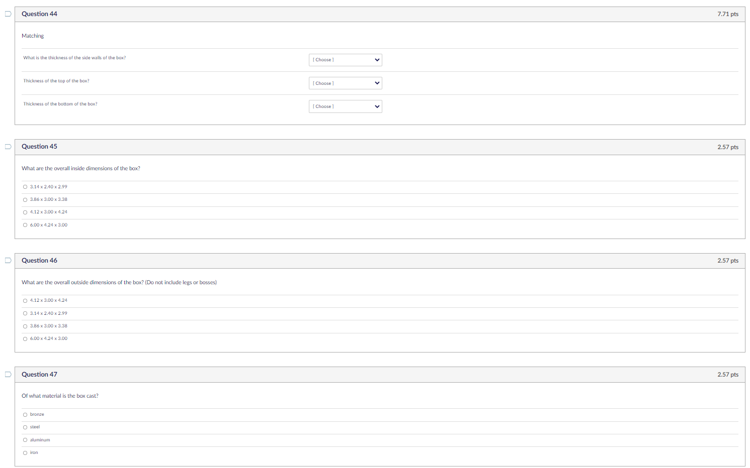 Solved Ote Material: CI Scale: 1/2 .628 .625 ..375-16 UNC-2B | Chegg.com