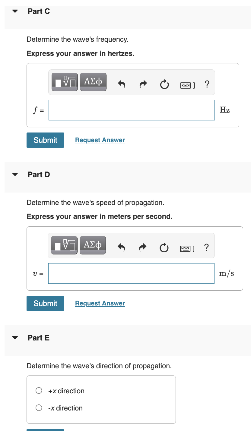 Solved A certain transverse wave is described by Part A | Chegg.com