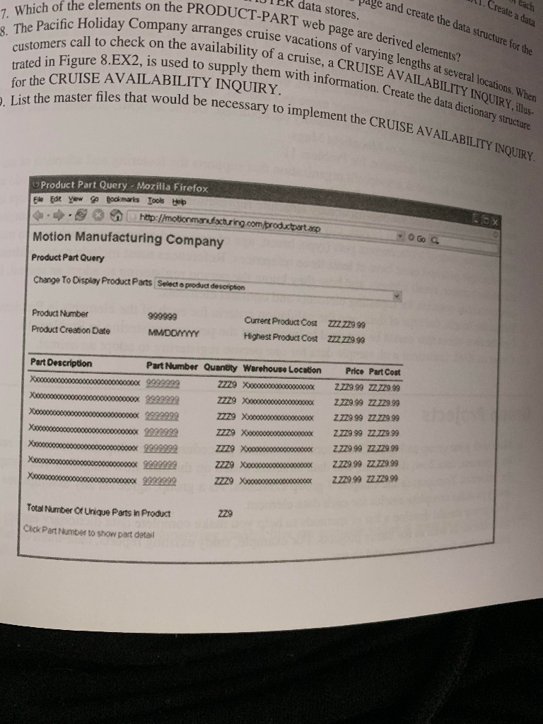 Solved complete problem 6&7. use the figure to create the | Chegg.com