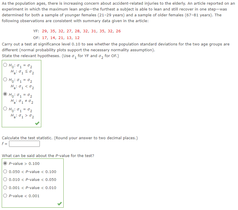 Solved As the population ages, there is increasing concern | Chegg.com