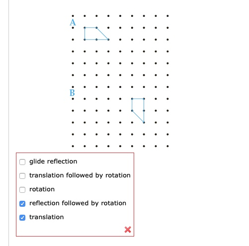 Solved glide reflection translation followed by rotation | Chegg.com