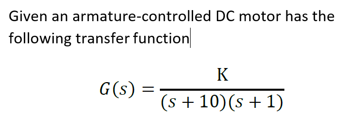 Solved use matlab to Plot the step response of the | Chegg.com