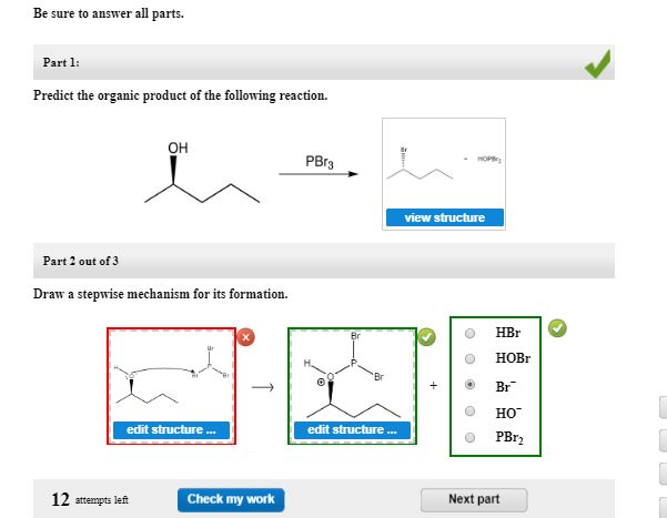 Solved Be sure to answer all parts. Part 1: | Chegg.com
