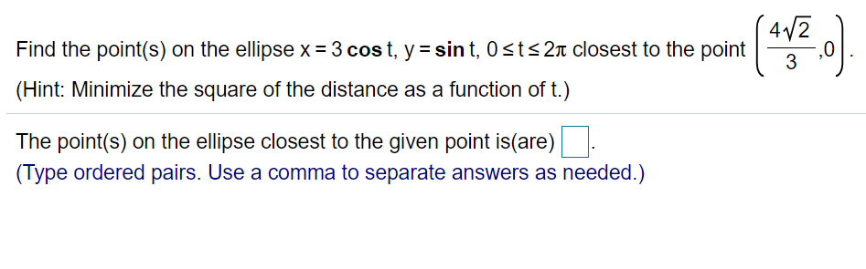Solved Find a parameterization for the circle (x – 10)2 + y2 | Chegg.com