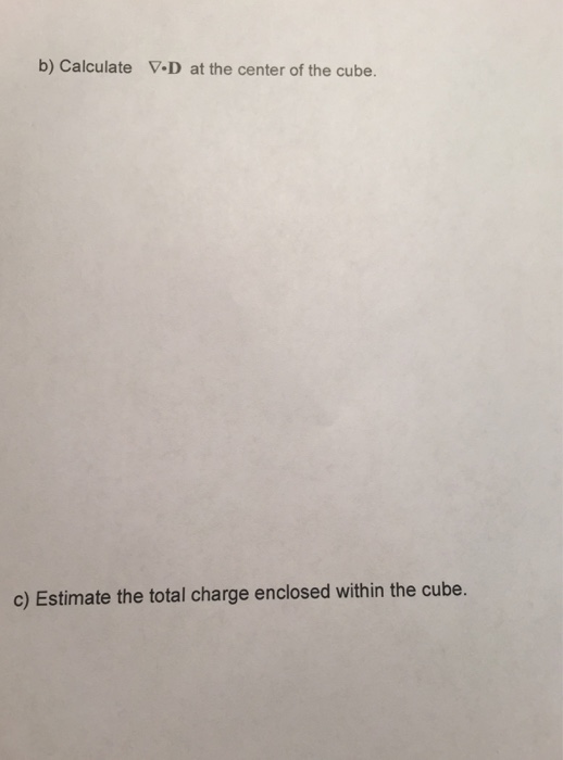 Solved Problem 3 (30 points) Consider a cube is defined by 1 | Chegg.com
