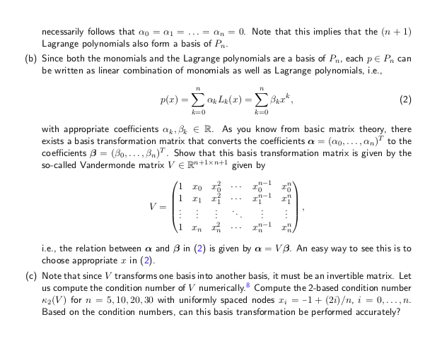 Solved 9. [Space of polynomials Pn,1+2+2pts ] Let Pn be the | Chegg.com