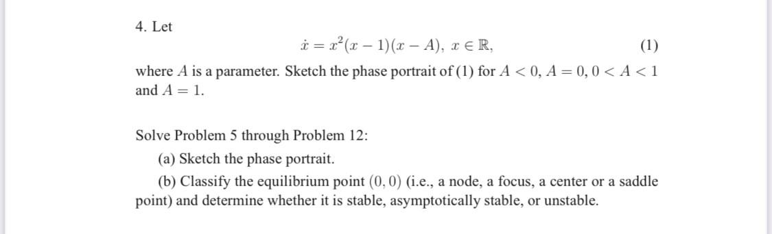 Solved 5. x′=(141−2)x 6. x′=(2123)x. 7. x′=(13−3−4)x. 8. | Chegg.com