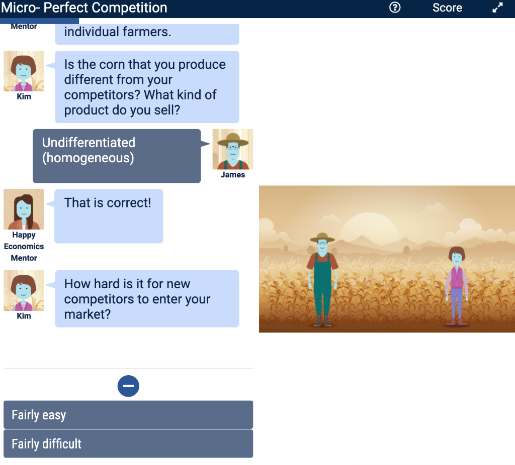 Solved Score Micro- Perfect Competition individual farmers. | Chegg.com