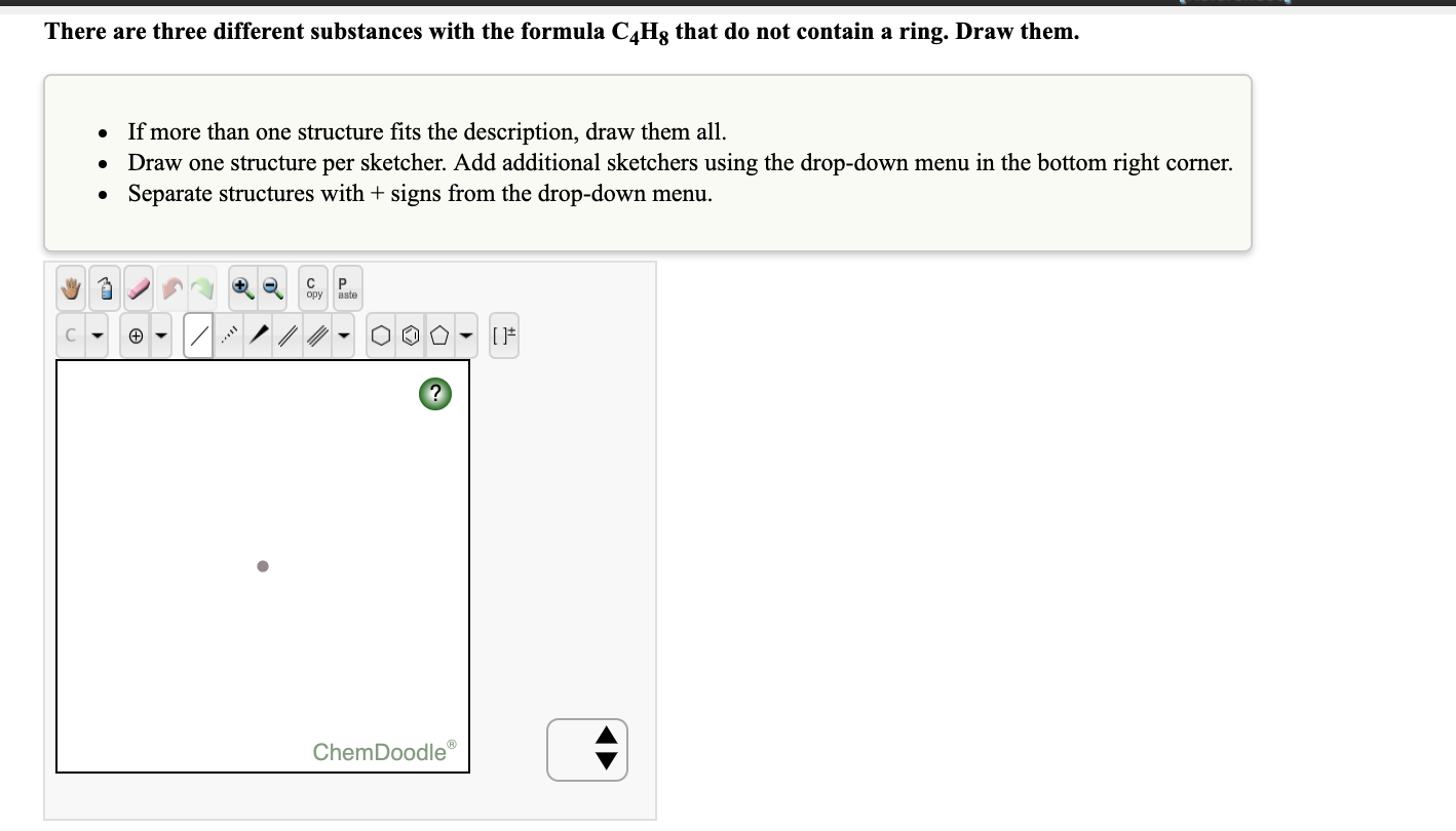 Solved There are three different substances with the formula | Chegg.com