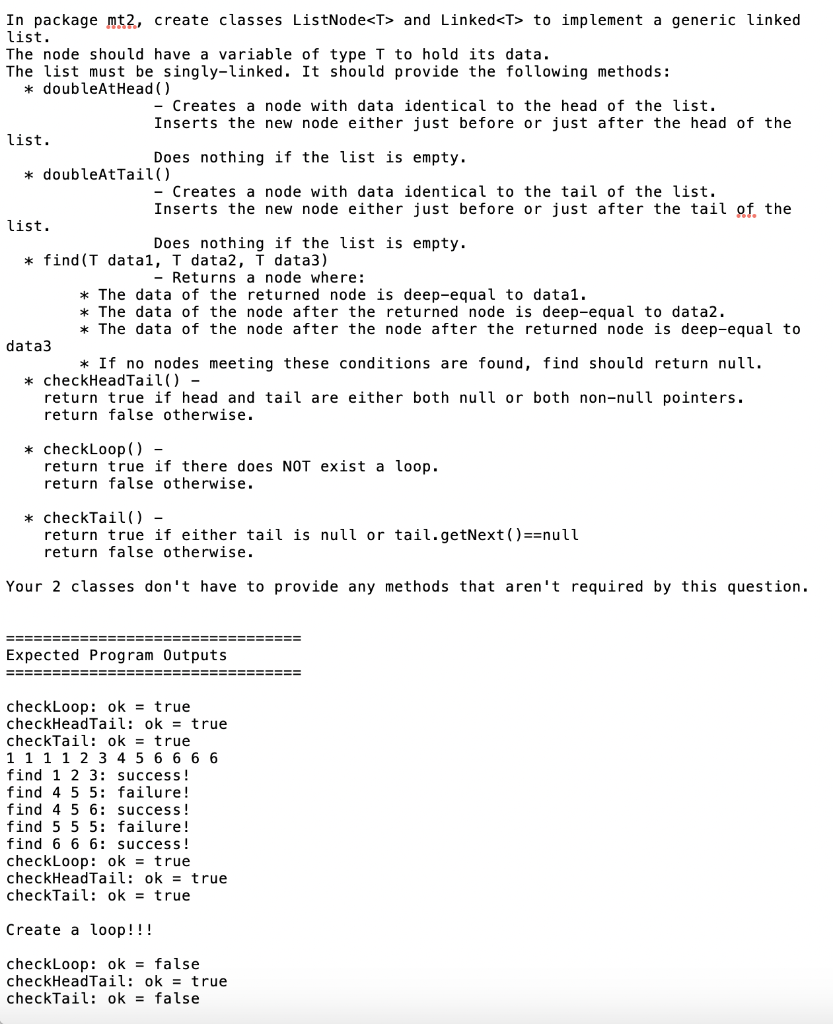 Solved Linkedjava Public Class Linked Private 0811