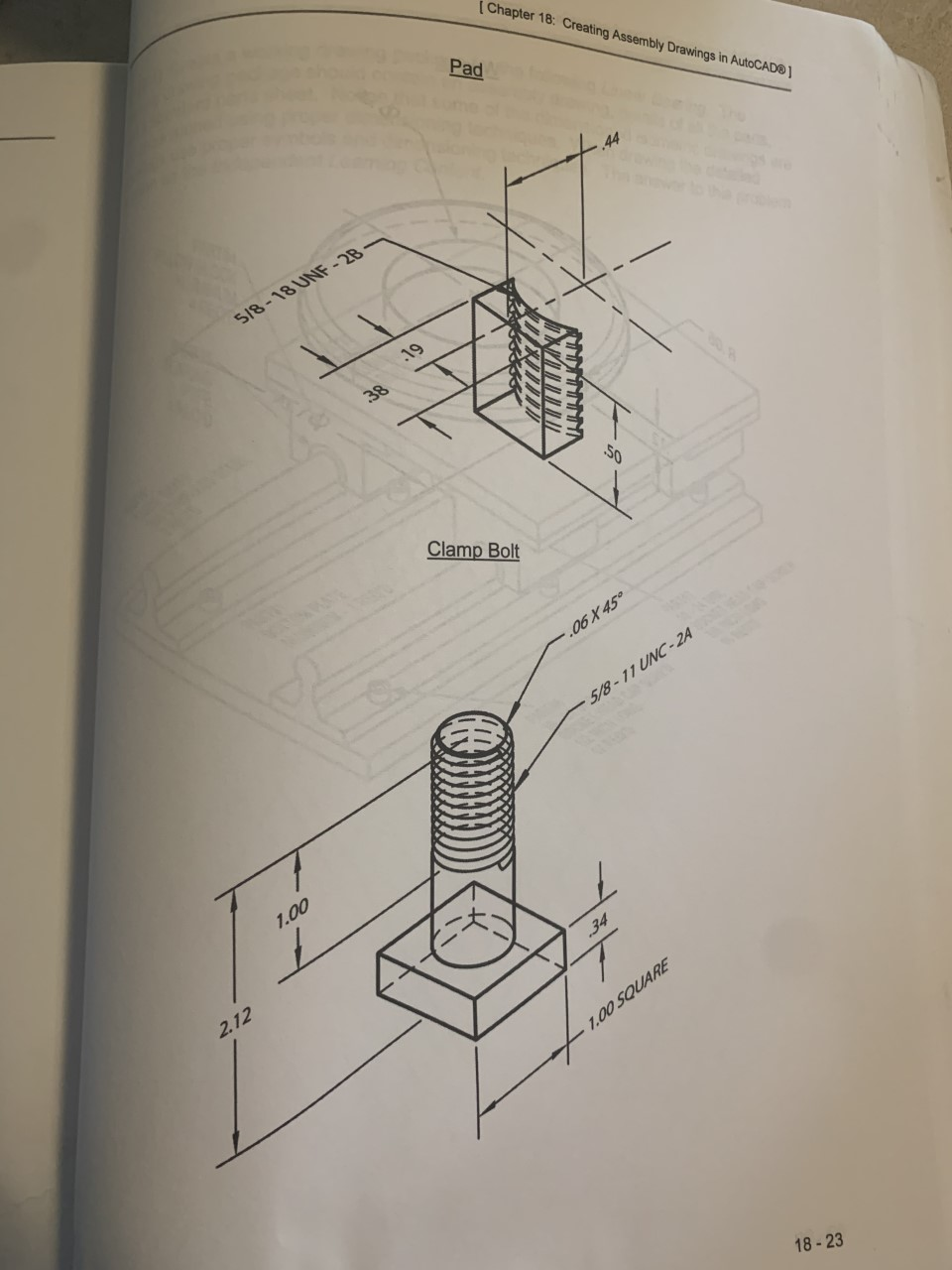 Chapter 18: Creating Assembly Drawings in AutoCAD®] | Chegg.com