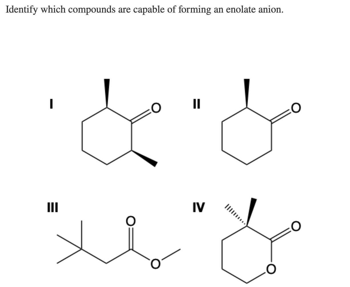 Solved Identify which compounds are capable of forming an | Chegg.com