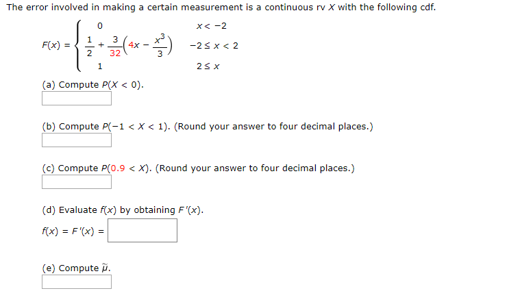 Solved The error involved in making a certain measurement is | Chegg.com
