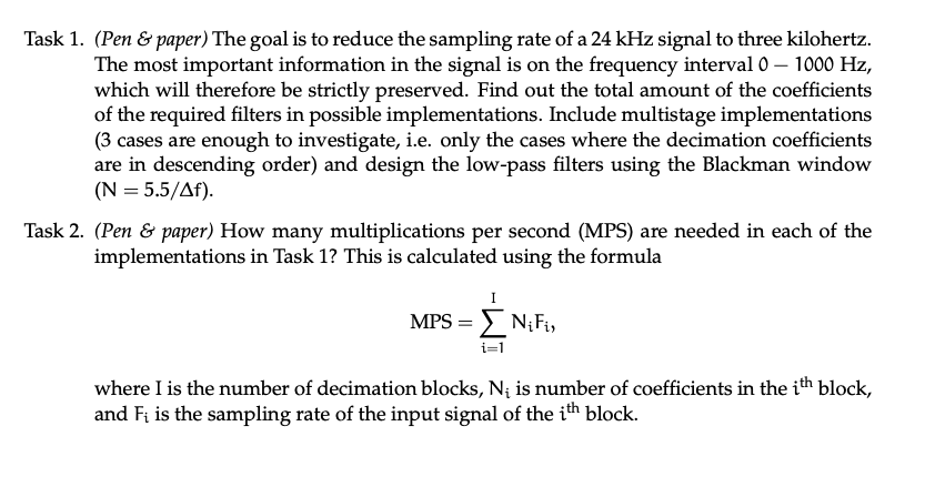 Solved Task 1. (Pen E paper) The goal is to reduce the | Chegg.com