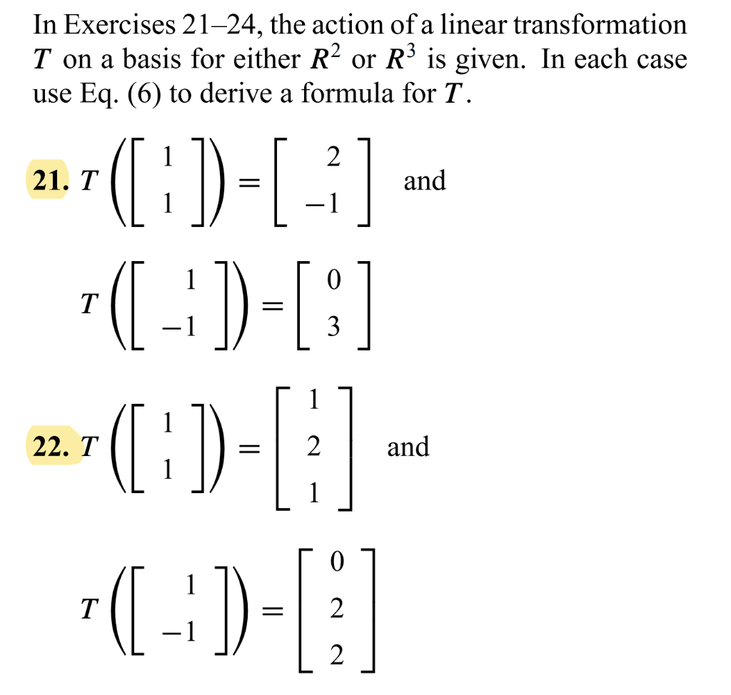 Solved a) Transition matrix P from B to the standard | Chegg.com