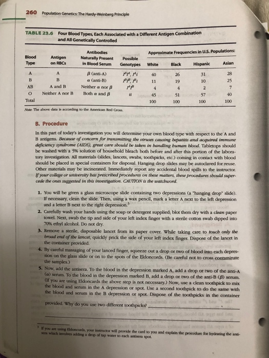 Solved III. DETERMINING ALLELE FREQUENCIES WHEN THREE | Chegg.com