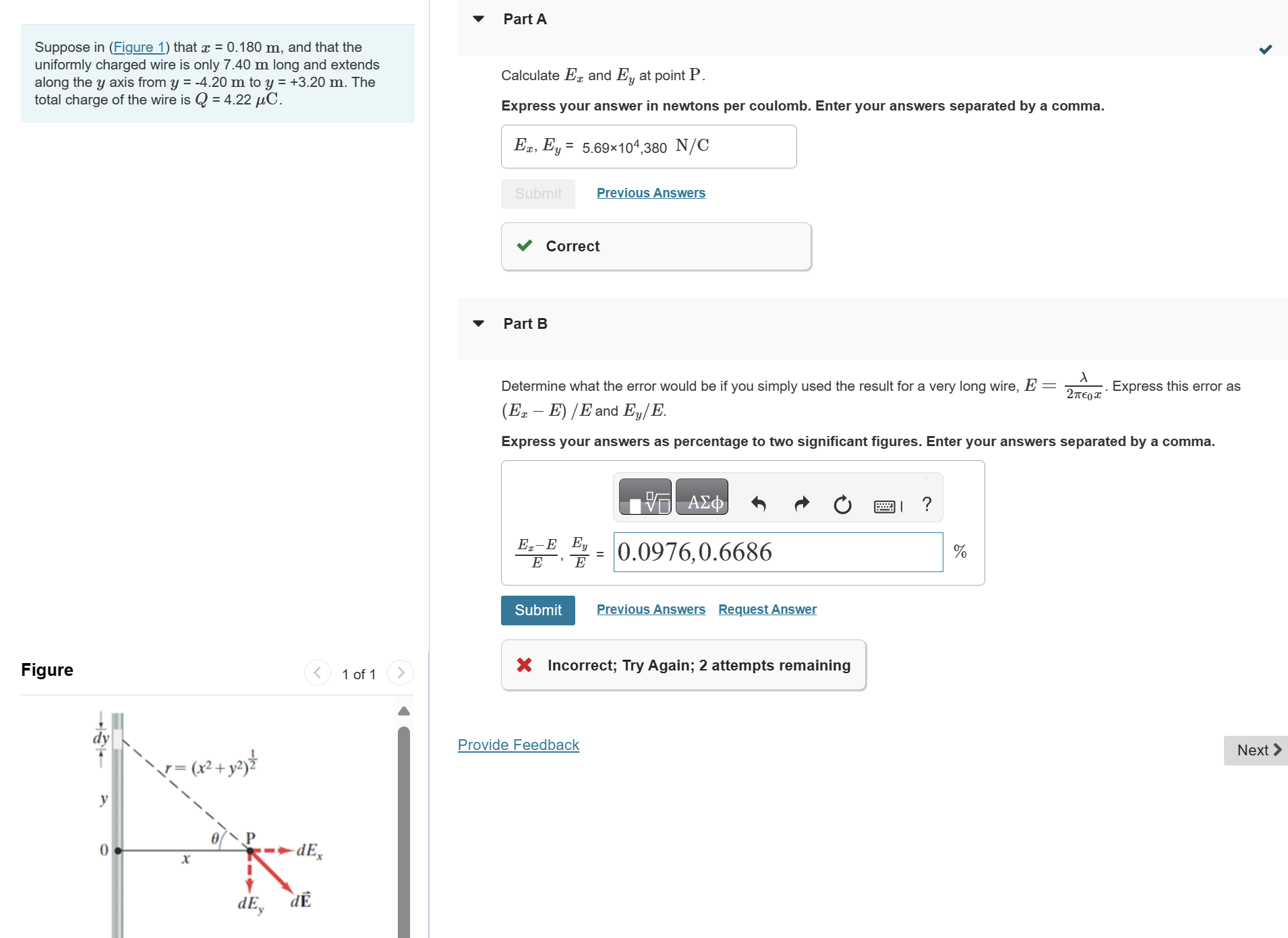 Solved Im confused on Part B. ﻿I dont understand what im | Chegg.com