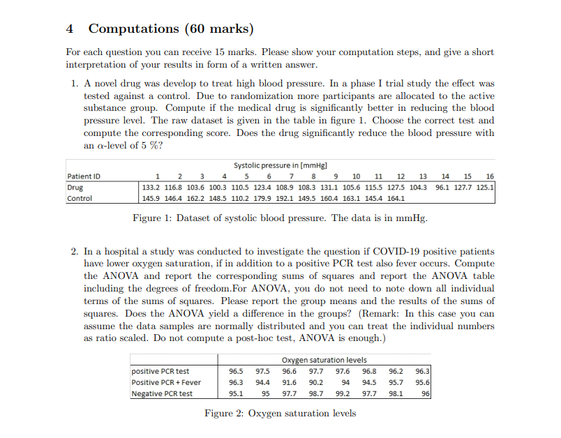 Solved Please show your computation steps, and give a | Chegg.com