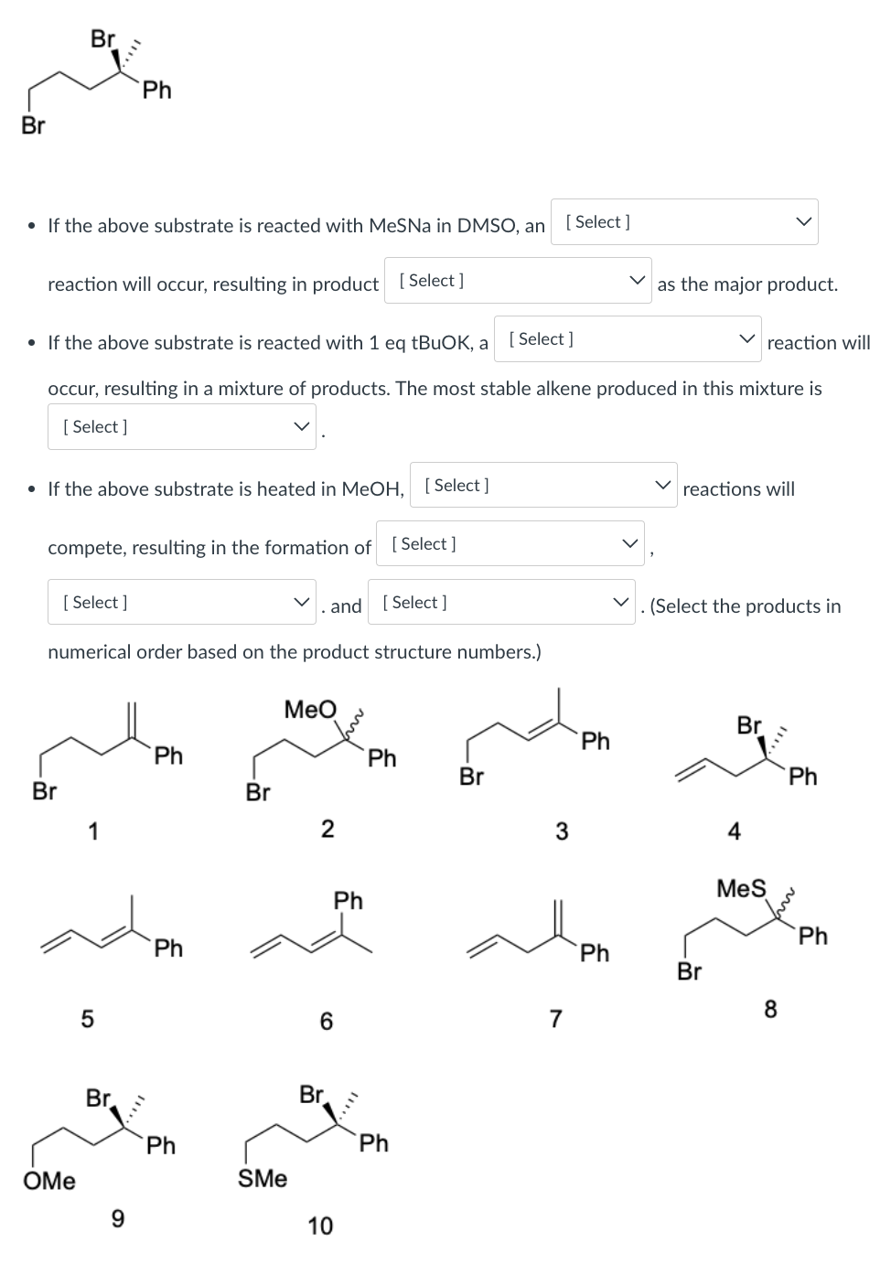 Solved The following substrate is subject to different | Chegg.com