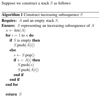Suppose we construct a stack S as follows: Algorithm | Chegg.com