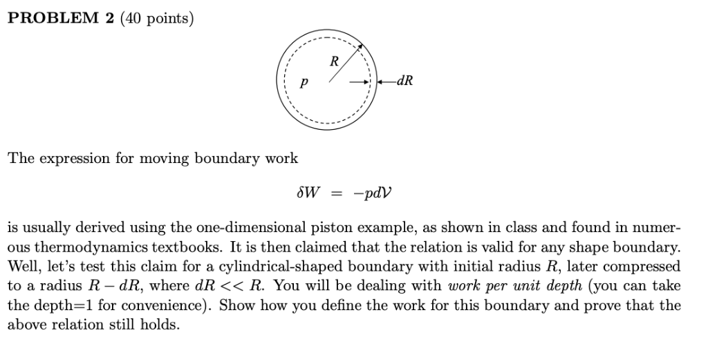Solved PROBLEM 2 (40 points) The expression for moving | Chegg.com