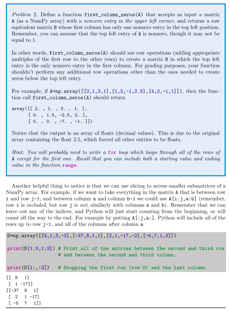 Solved 4 LAB 5 - LU DECOMPOSITIONS AND GAUSSIAN ELIMINATION | Chegg.com