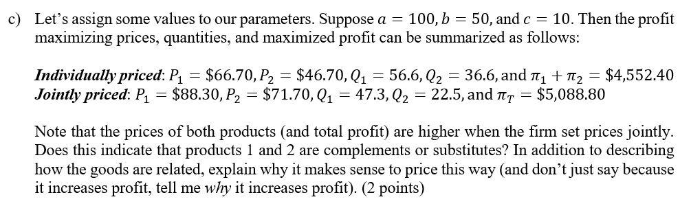 Solved 1) Multi-Product Production (5 points) Suppose a firm | Chegg.com