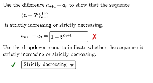 Solved Use the difference an+1 - An to show that the | Chegg.com
